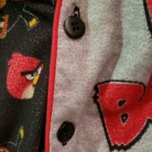 angry birds | Pajamas | Angry Birds Pajamas Set Boys 67 Black Pants Top ...